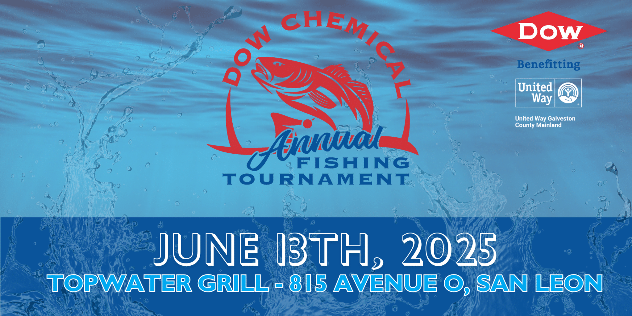 Dow chemical fishing tournament - United Way Galveston County Mainland